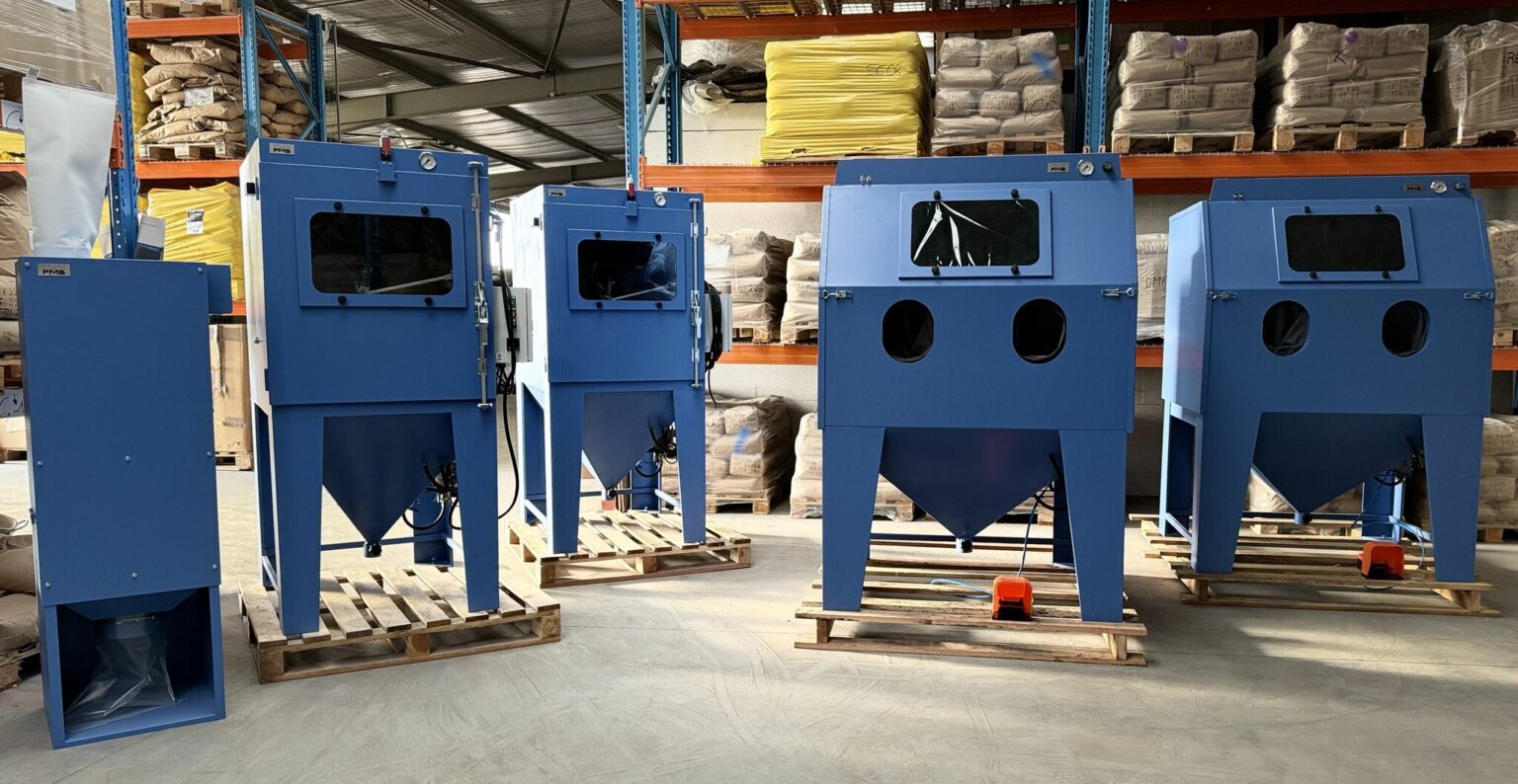 Sableuse PMB | Sableuses et microbilleuses | cabine de sablage